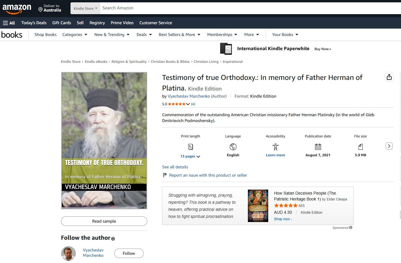 Gleb "Fr. Herman" Podmoshensky: A Biography of ROCOR's Worst Pedophile