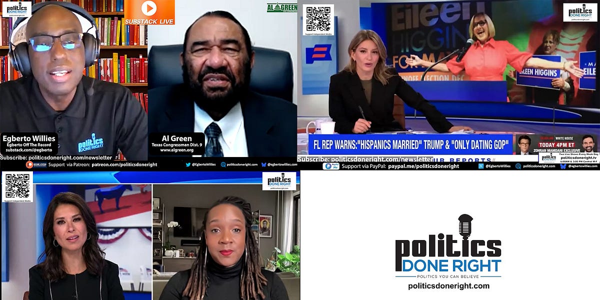 Al Green’s Stand, Misogyny in Politics, and Hispanic Voters Shaking GOP ...