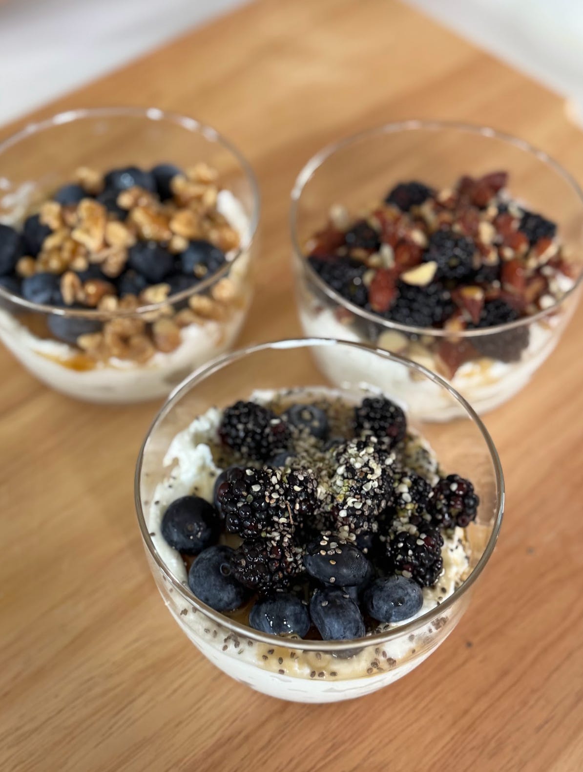 Make-Ahead Greek Yogurt Bowls - by Amanda Haas