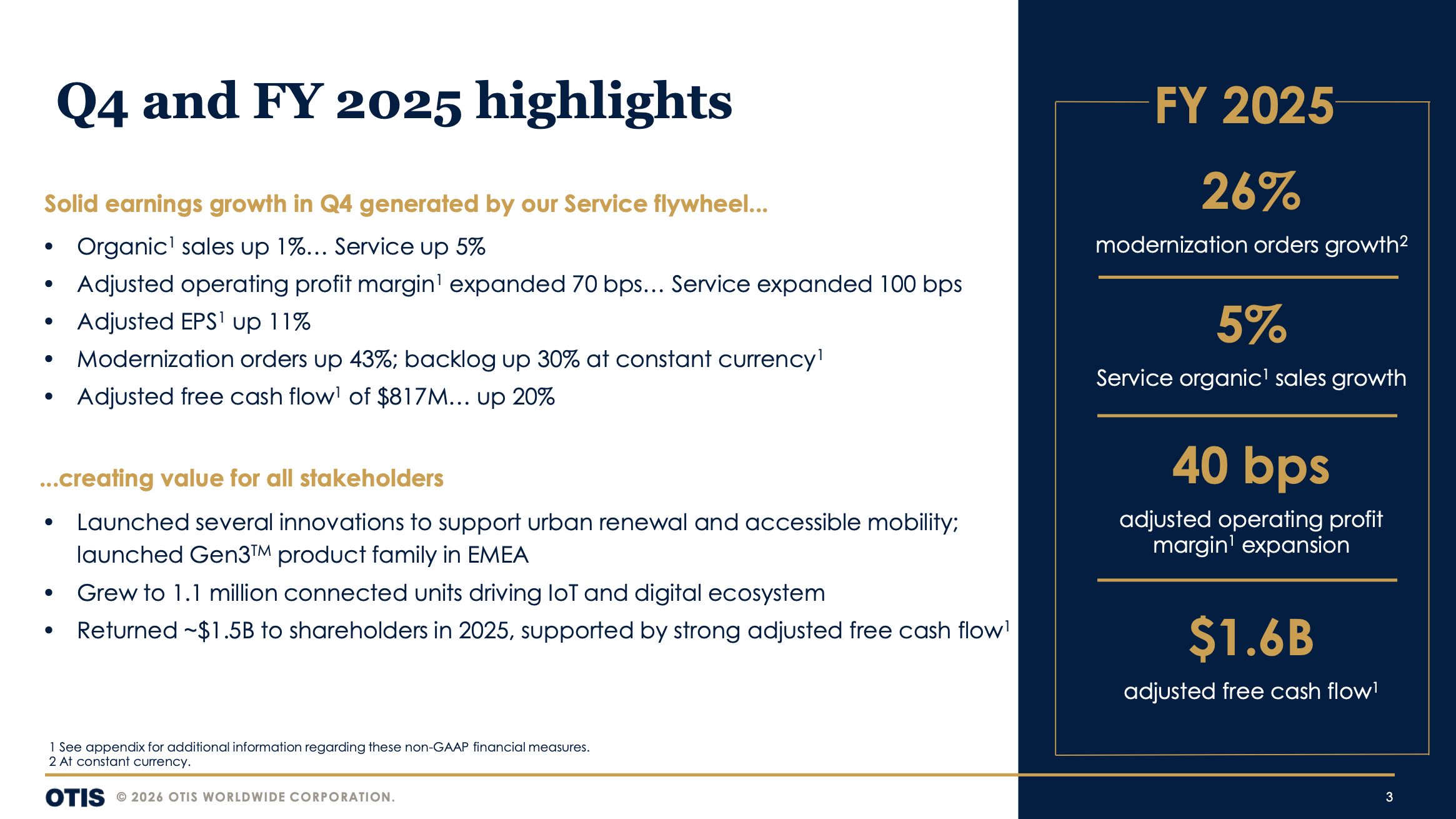 Q4/FY 2025 - Otis Worldwide - The Compounding Tortoise
