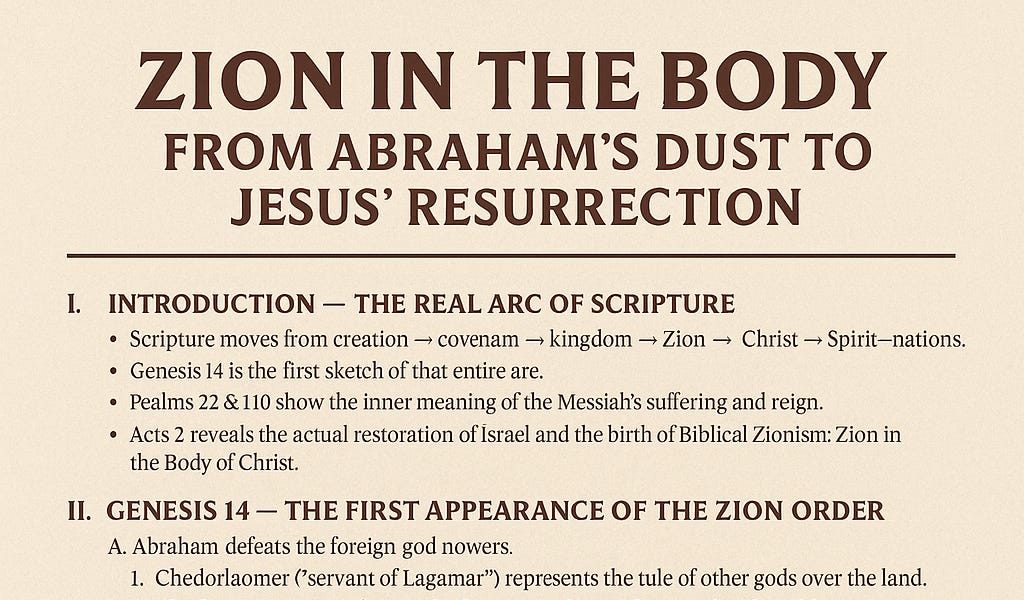 Biblical Zionism: What Is It, and Why Does It Matter?