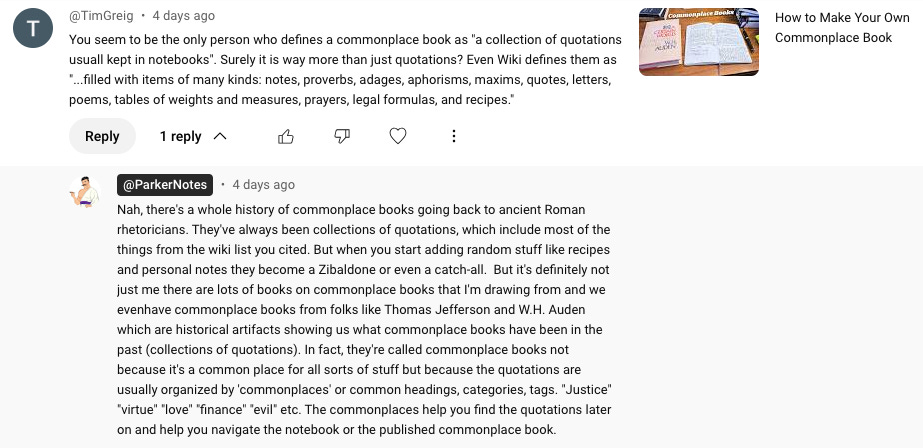 What is a Commonplace Book? - by Parker Settecase
