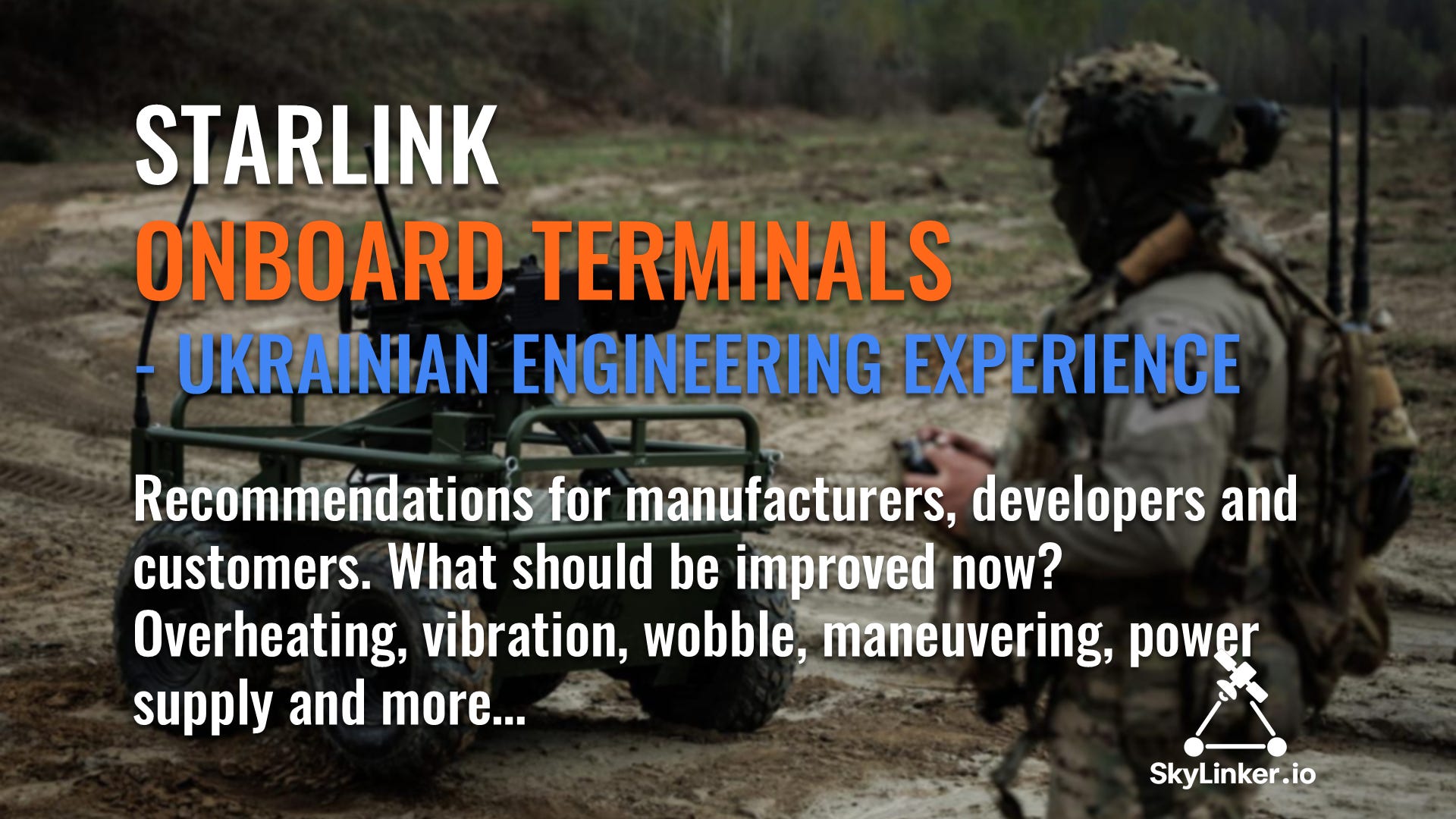 Starlink Onboard Terminals - Ukrainian Engineering Experience