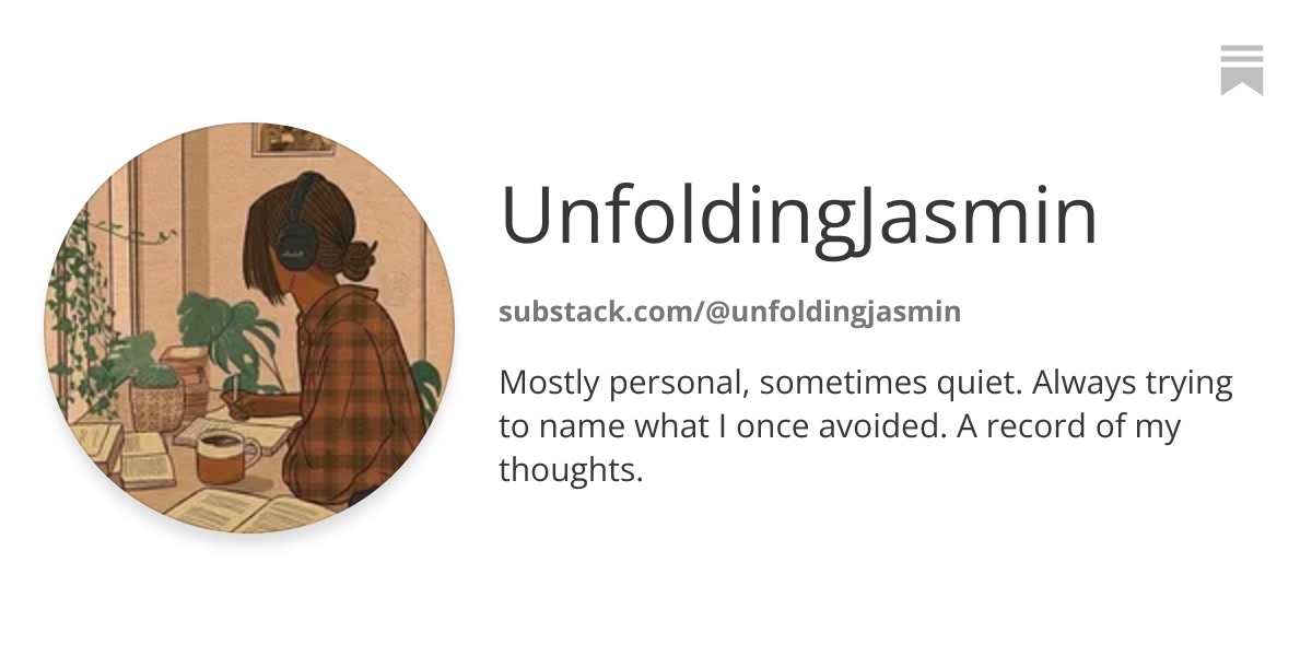 UnfoldingJasmin | Substack