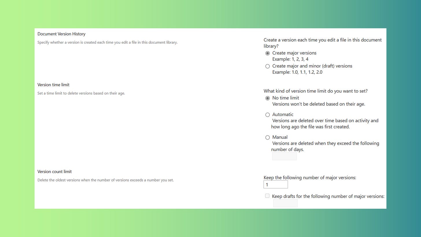 Mastering Document Versioning in SharePoint Online: A Guide for ...