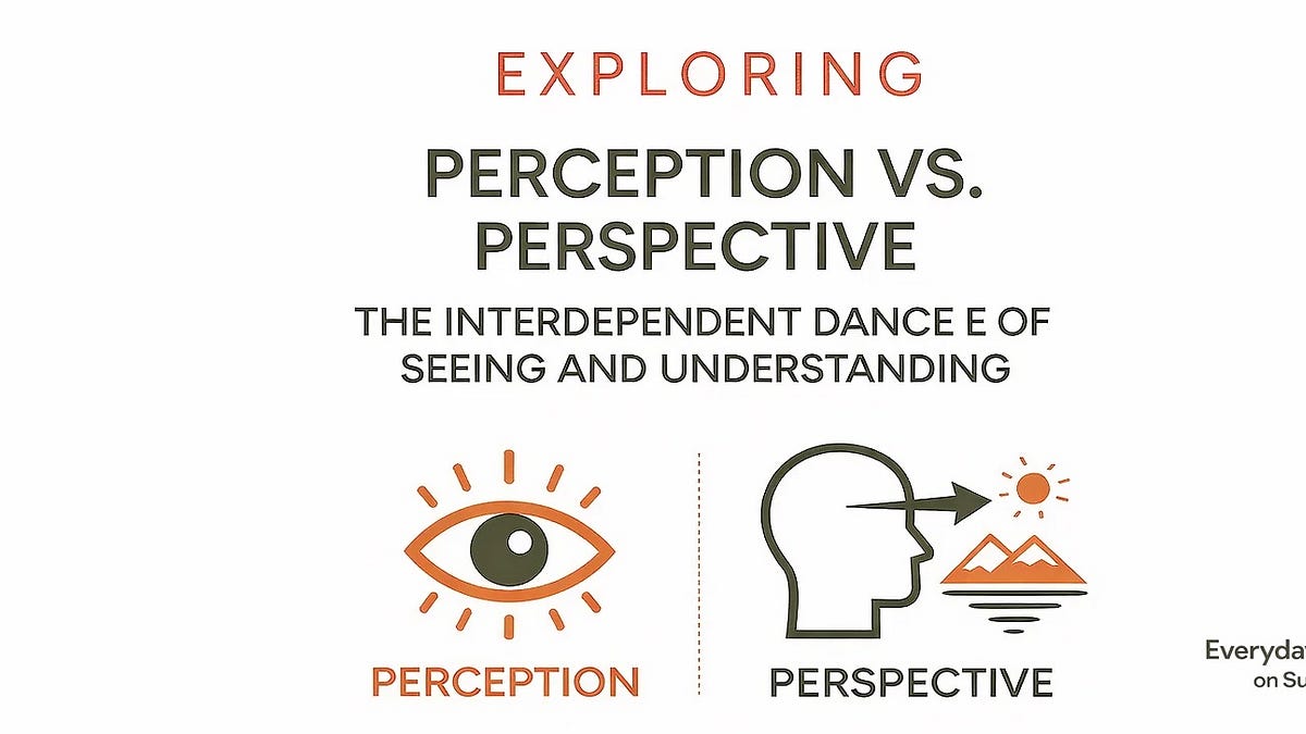 Perception vs. Perspective: The Interdependent Dance of Seeing and ...