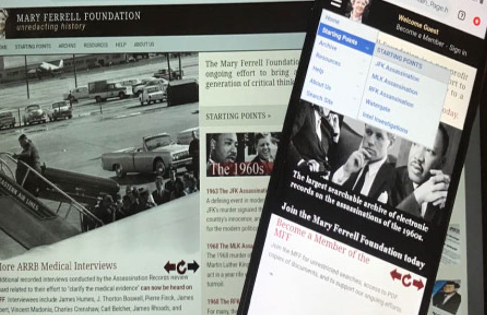 New JFK Files Are Now Searchable at Mary Ferrell Foundation