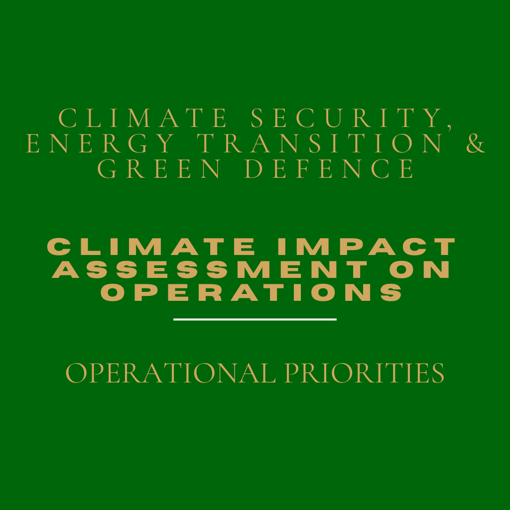 Climate Impact Assessment on Operations