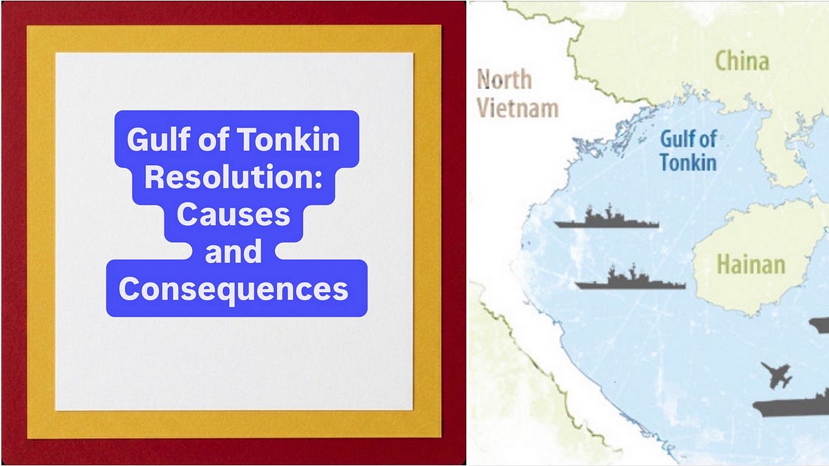 Gulf of Tonkin Resolution - by larry krieger