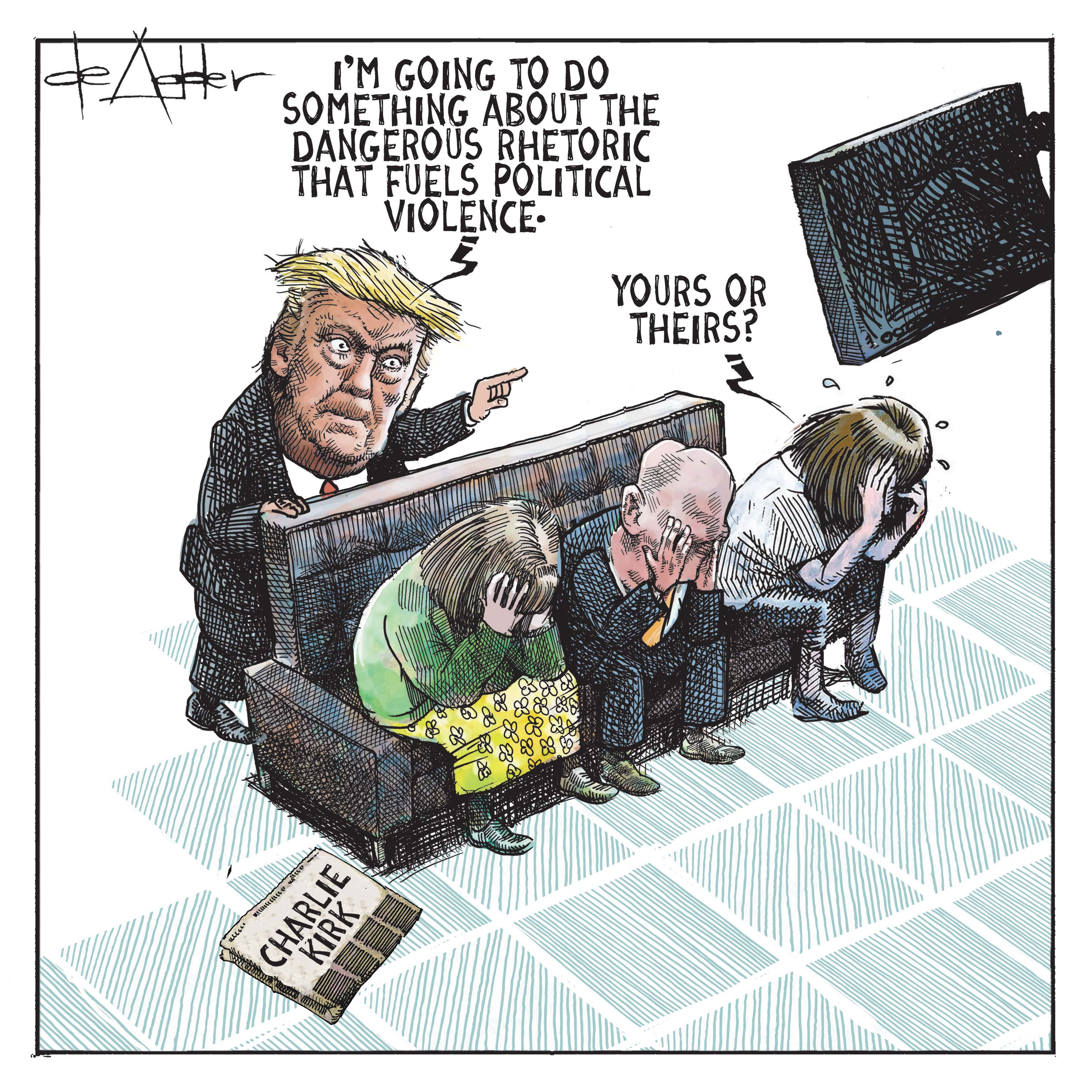 THE deEP STATE : The political artwork of Michael de Adder | Substack