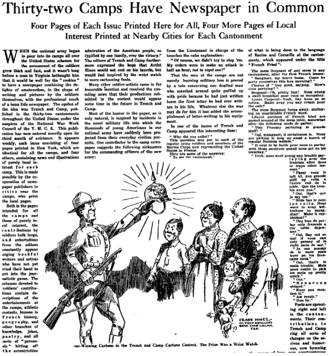 Thirty-two Camps Have Newspaper in Common - by Jesse Rifkin