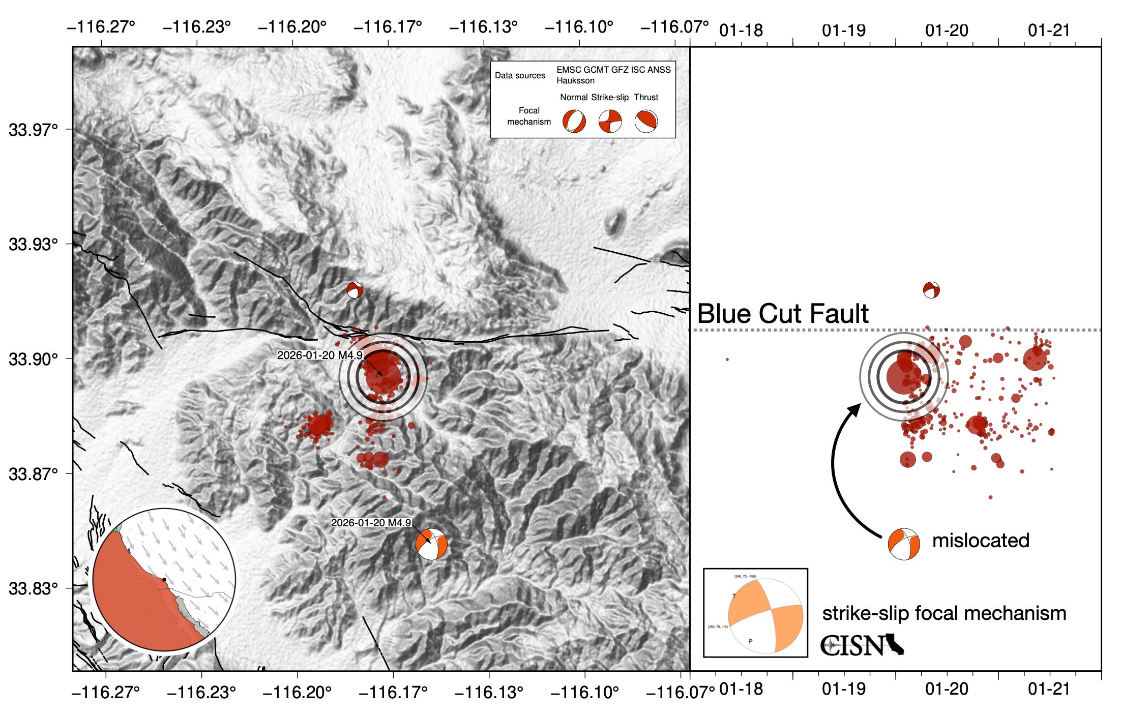 M4.9 earthquake strikes inside Joshua Tree National Park, California