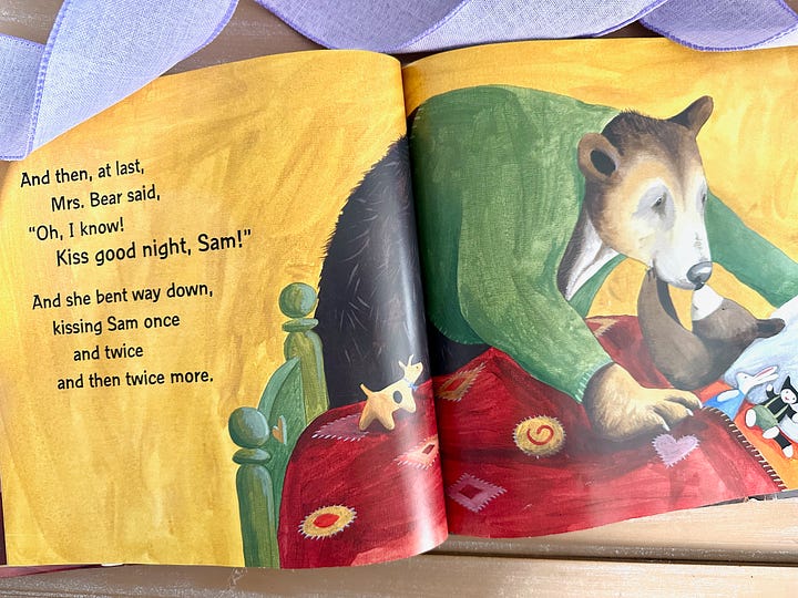 kiss goodnight sam