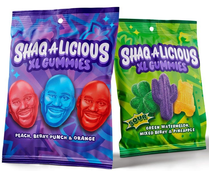 Shaq’s New Candy Is for Grown-Ups Who Still Like to Play With Their Food
