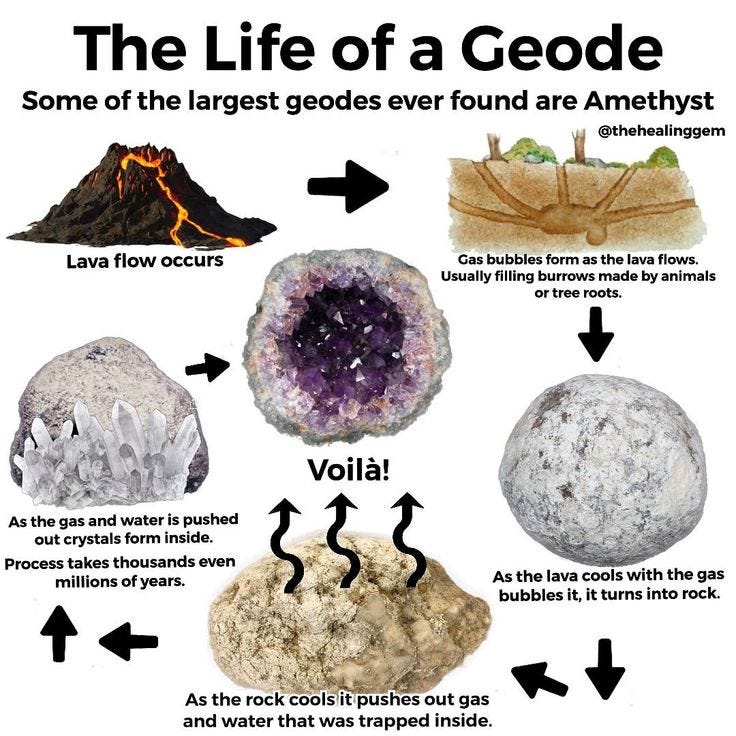 The Secret Life of Geodes - Ashley Cowles