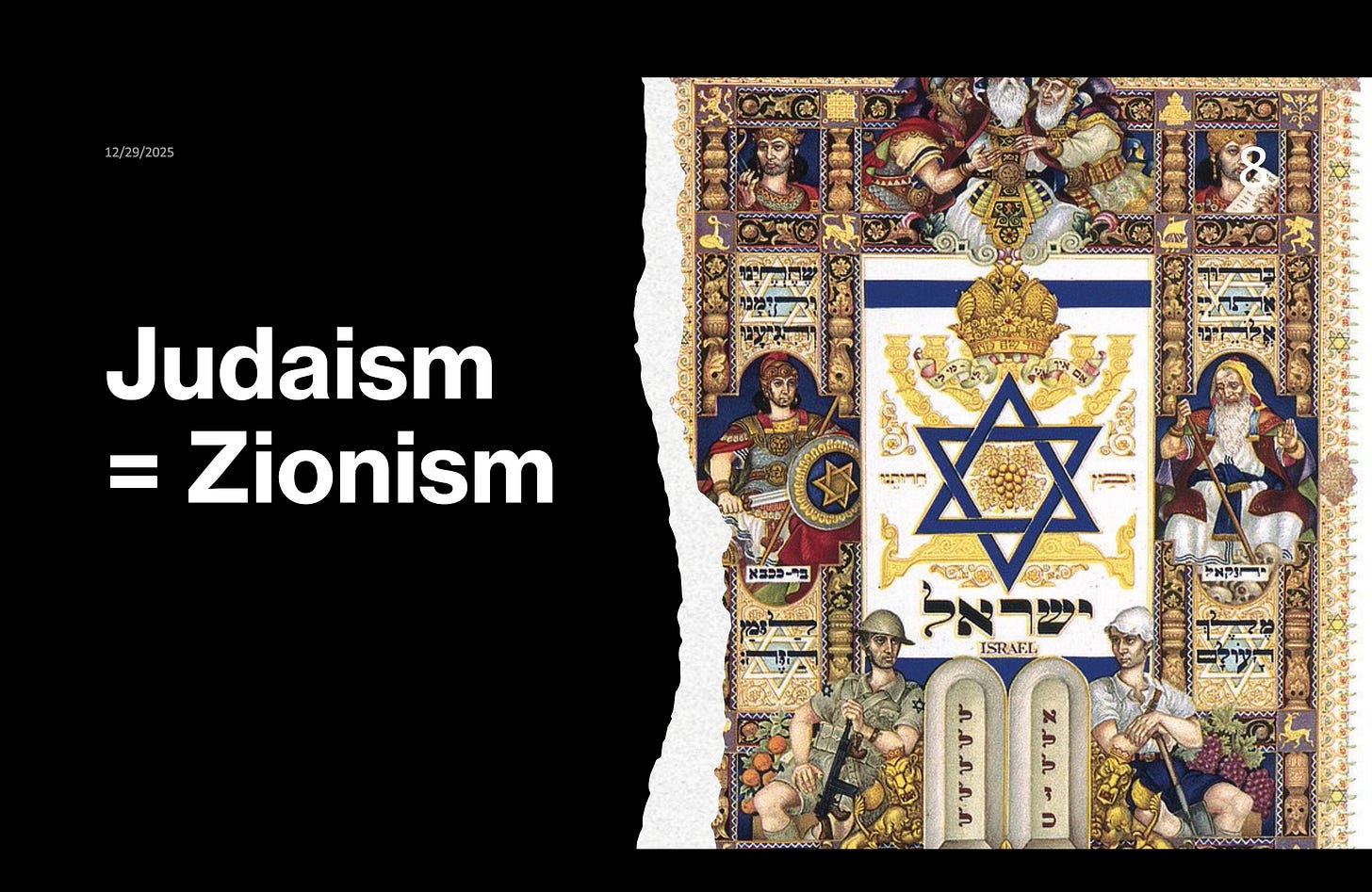 Judaism = Zionism. Zionism= Judaism. - by Cynthia Lazar