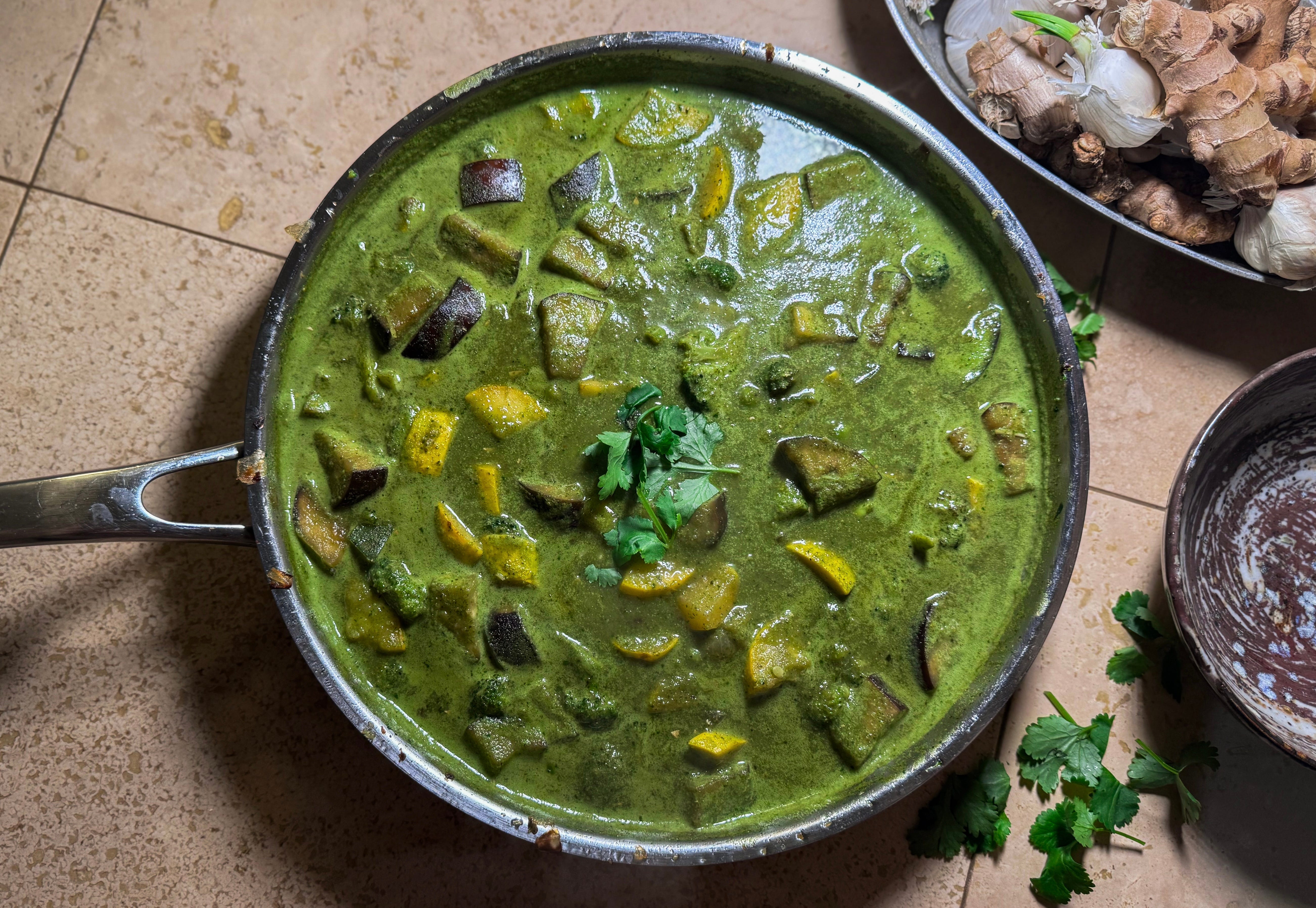 Super Greens Thai Veggie Soup - by Ebby Moyer