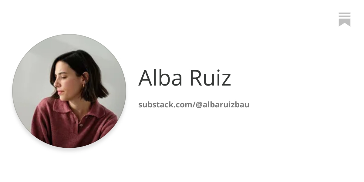 Alba Ruiz | Substack