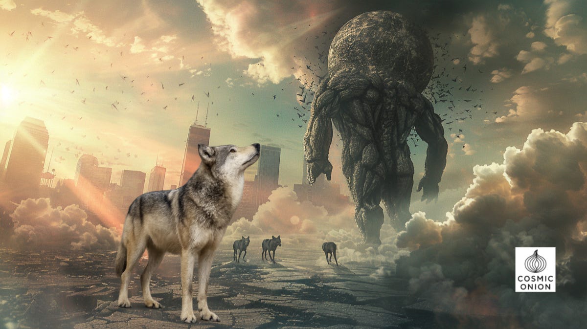 Atlas Shrugged, Wolf Style - The Cosmic Onion