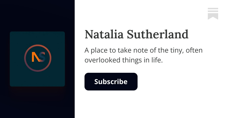 Natalia Sutherland | Substack