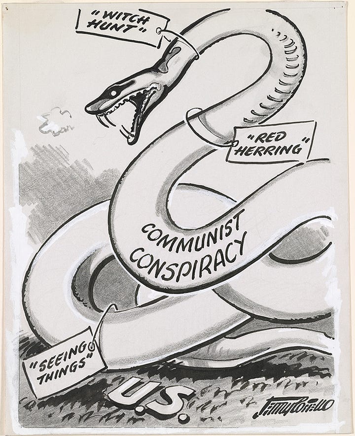 The Red Scare as Celestial Theater : In Three Acts