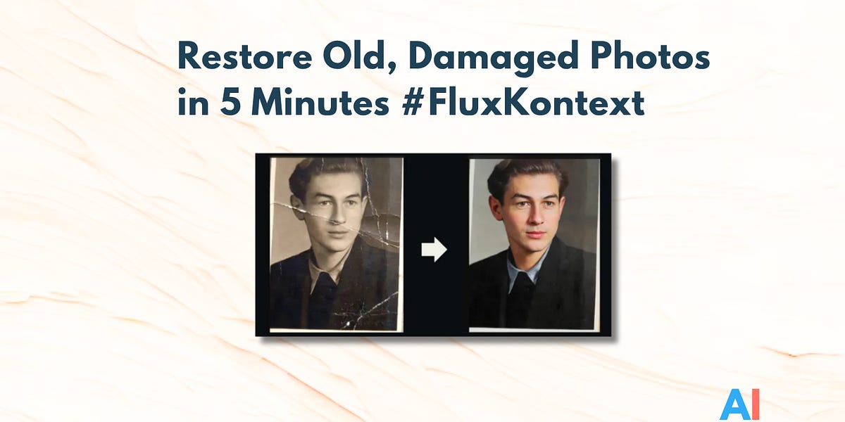 Restore Old, Damaged Photos in 5 Minutes #FluxKontext