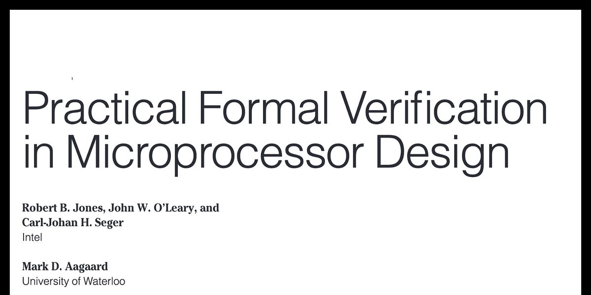 How Intel makes sure the FDIV bug never happens again