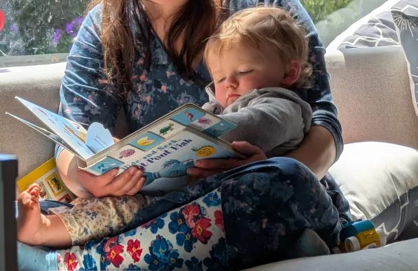 The Twins Join The Linguistic-Symbolic Order