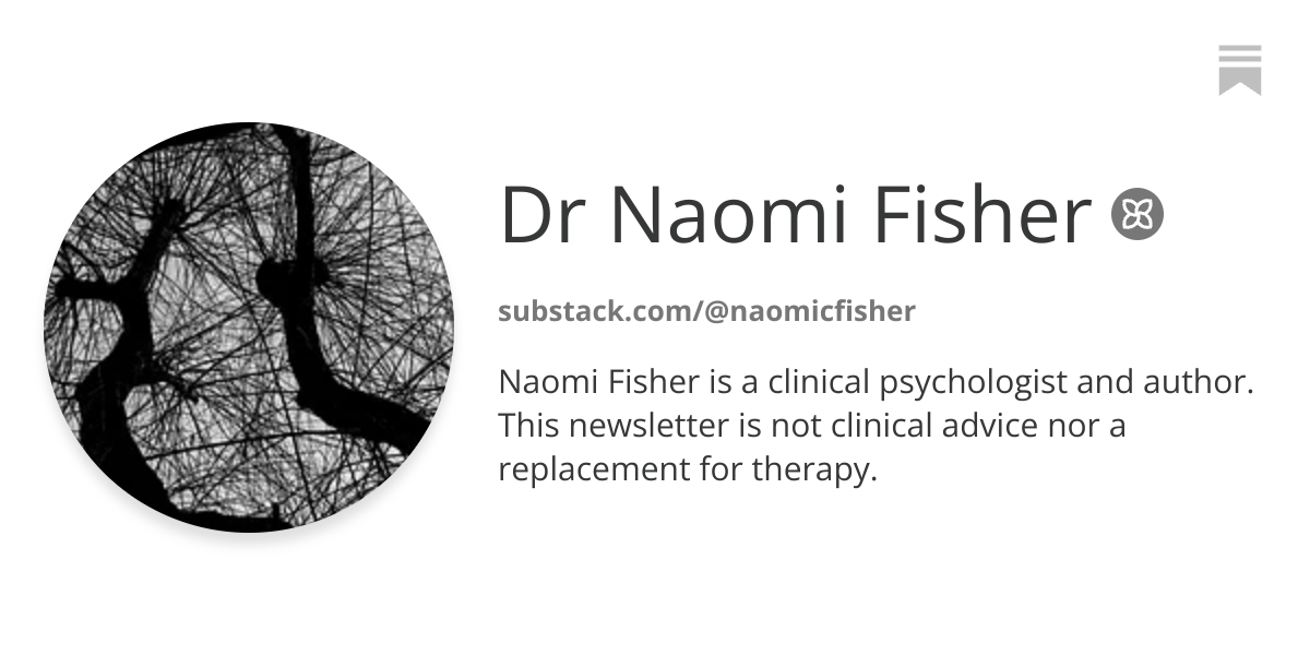 Dr Naomi Fisher | Substack