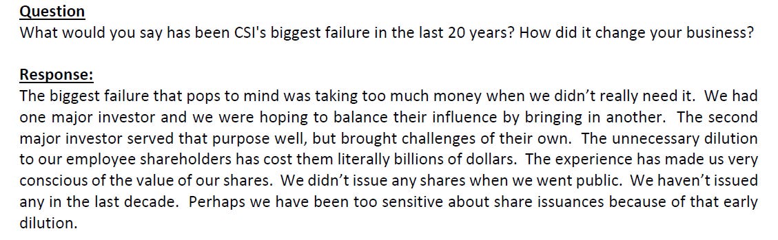 Mark Leonard's Constellation Software Inc. (CSI): The Great Serial Acquirer