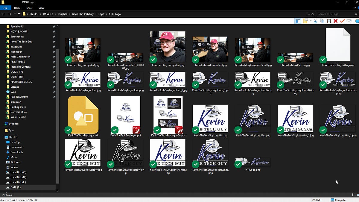 Quick Tip: File and Folder Thumbnail Cache Images in Windows