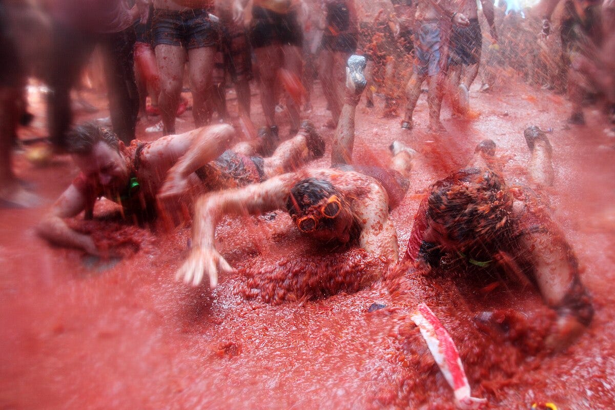 The Tomatina Festival of Buñol - Food and Fiesta
