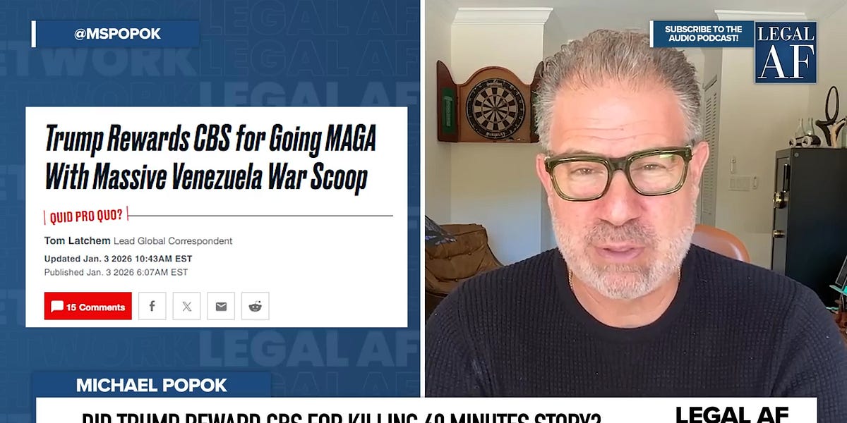 Trump Caught Colluding with CBS Over Venezuela Reporting?!
