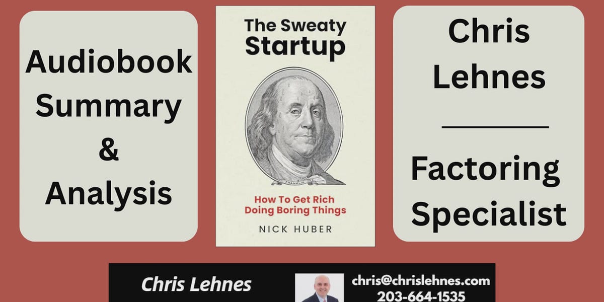 Sweaty Startup by Nick Huber - by Chris Lehnes