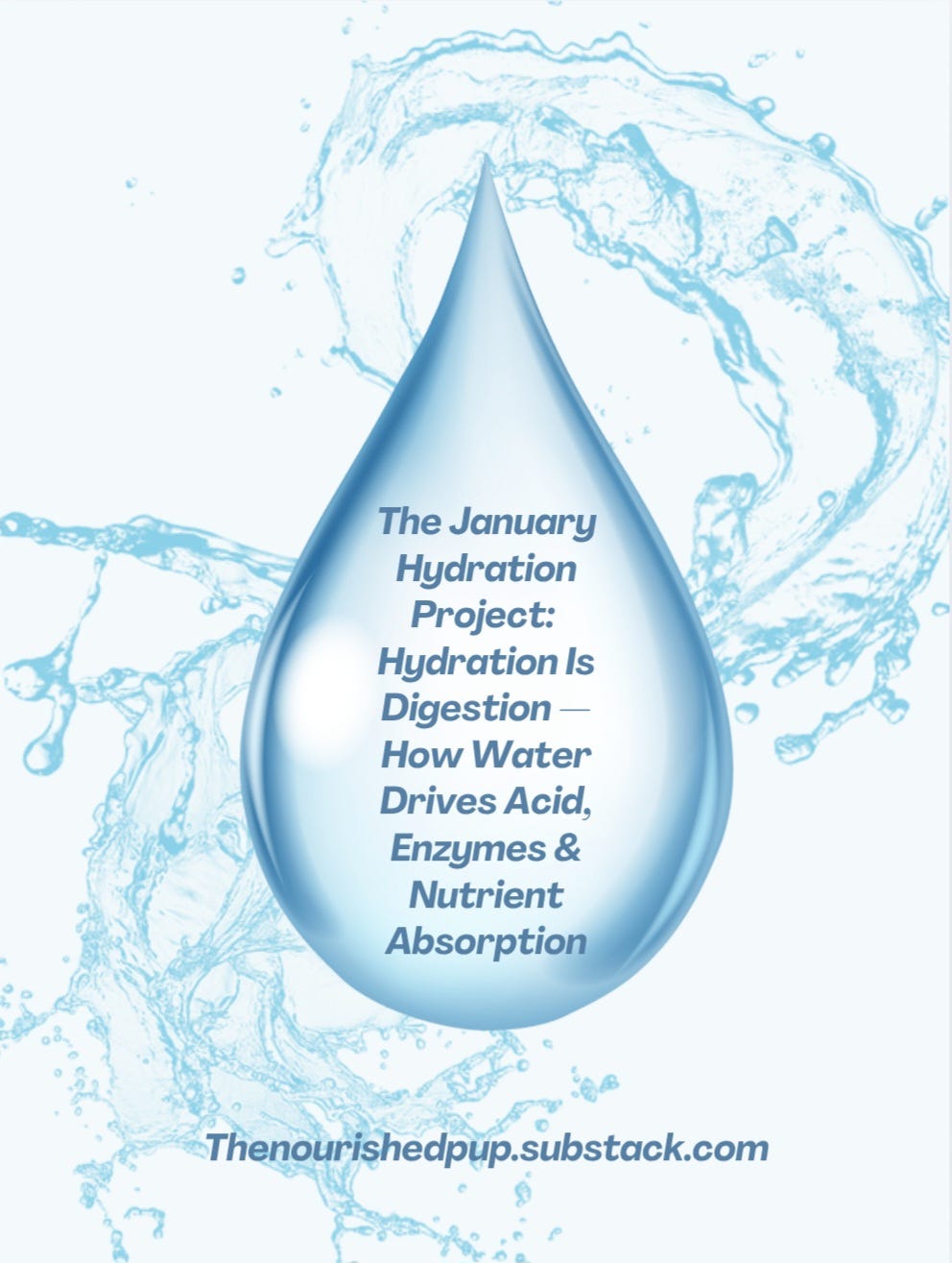 The January Hydration Project: Hydration Is Digestion — How Water ...