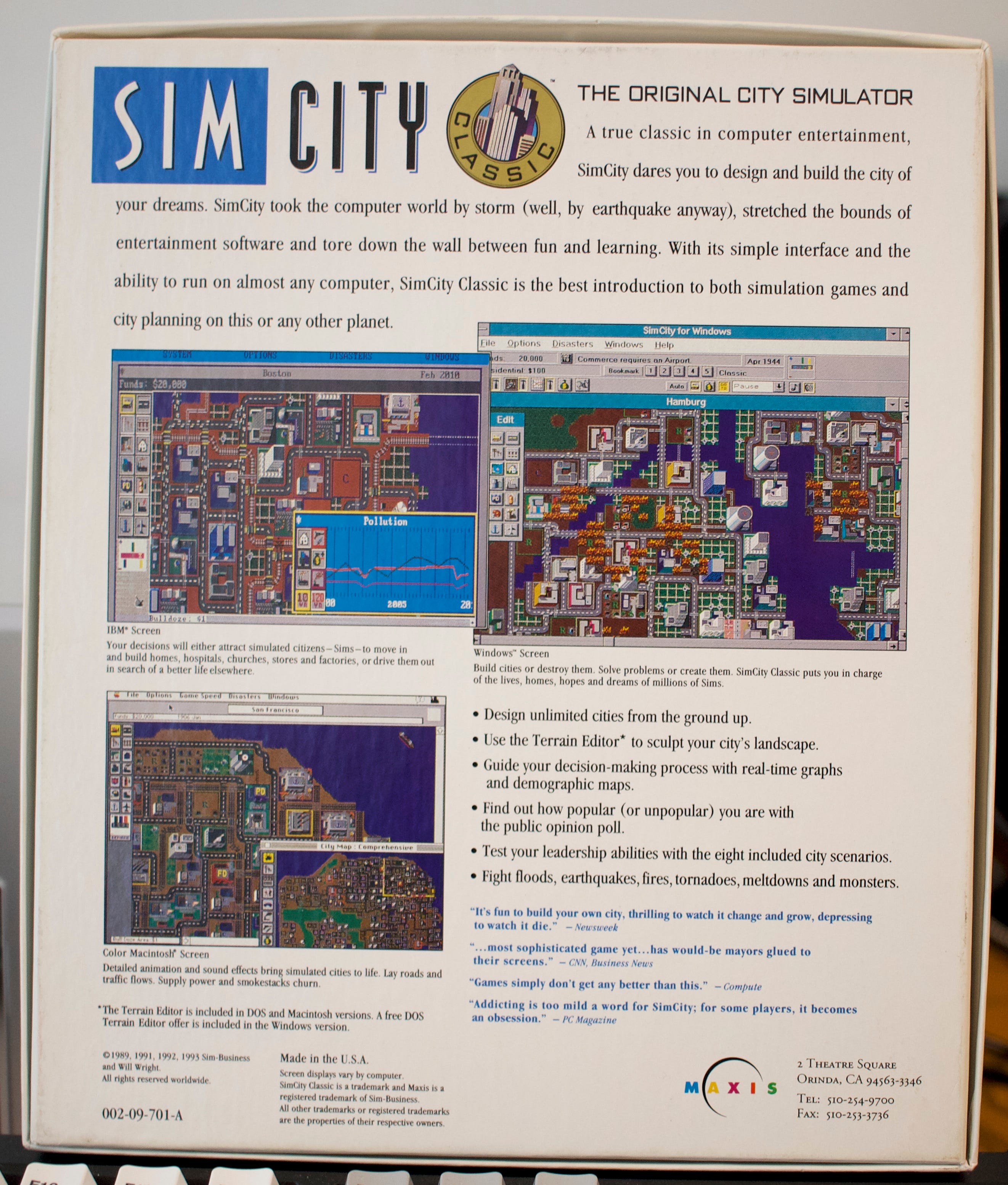 SimCity - by Bradford Morgan White - Abort Retry Fail