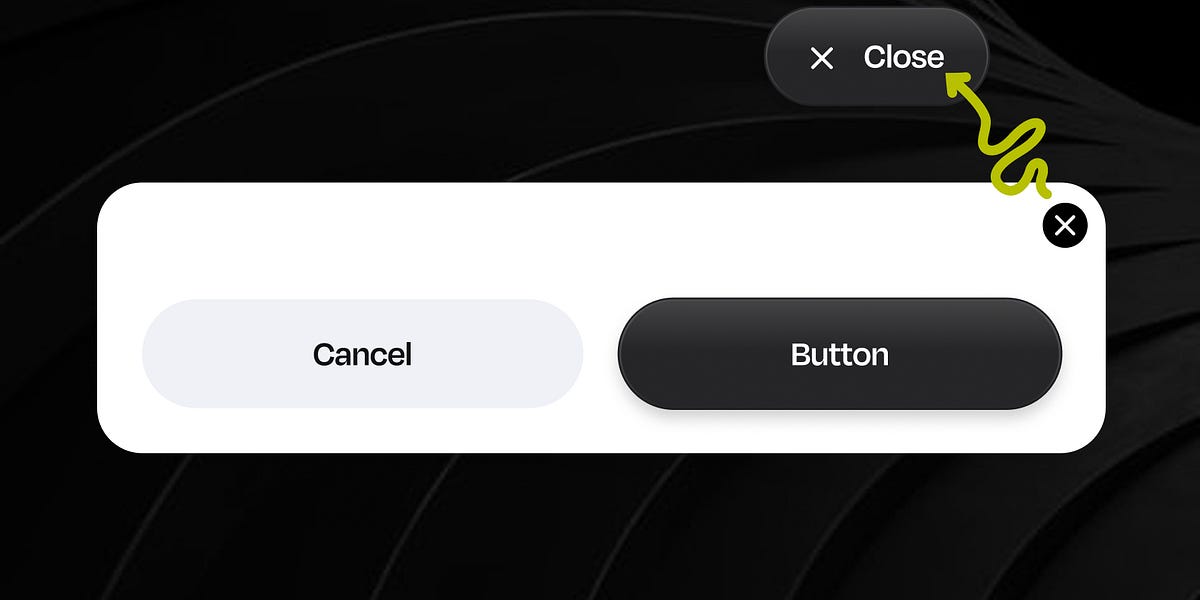 Close vs Cancel: A Tiny Thing That Says a Lot