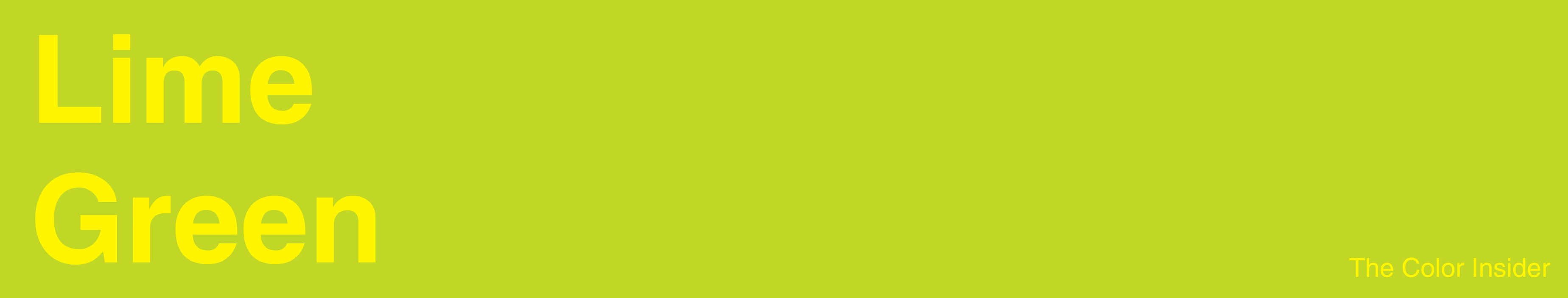 Lime Green in Design: Psychology, History, and Pantone Picks