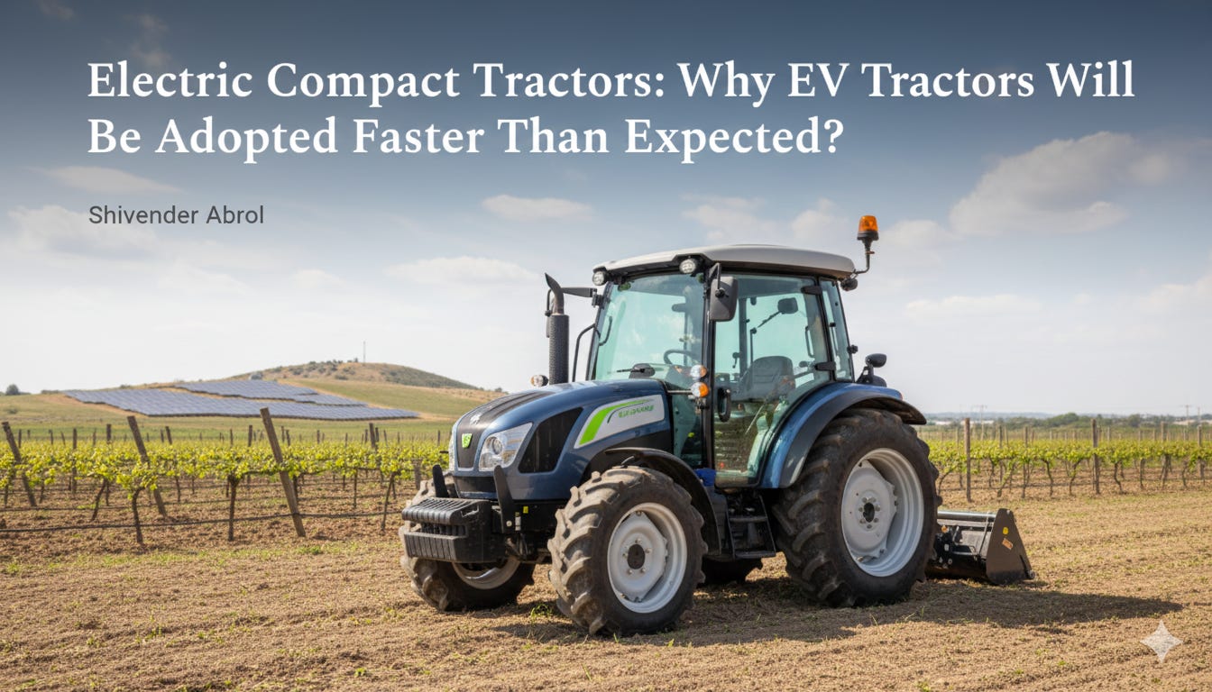 Electric Compact Tractors: Why EV Tractors Will Be Adopted Faster Than ...