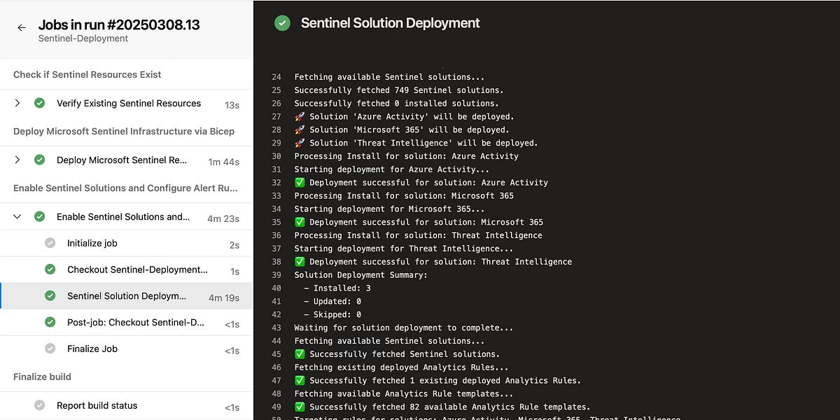 Automating Microsoft Sentinel Deployment with Azure DevOps CI/CD