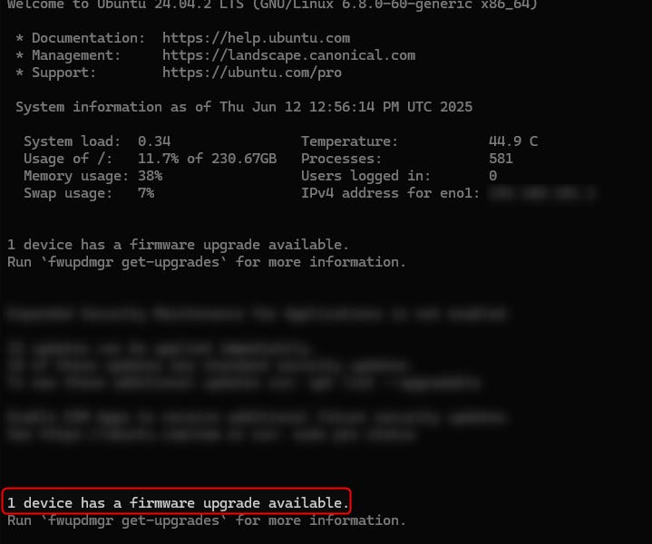 How To - Update Firmware From The Linux Terminal Command line