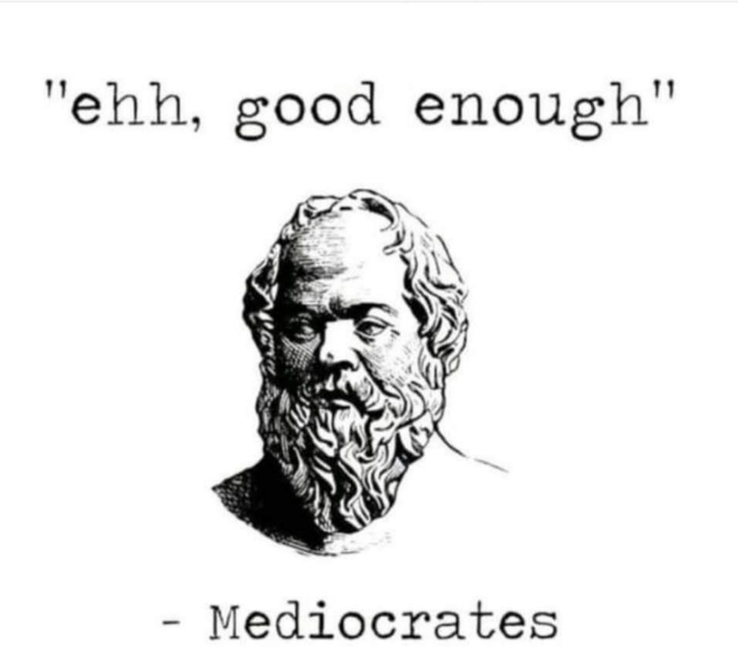 Why are we so afraid of being mediocre? - by Israa Nasir