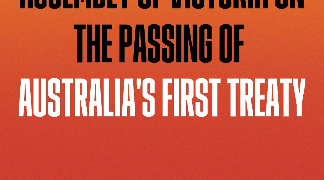 Victorian Statewide Treaty-Voice to Parliament now law