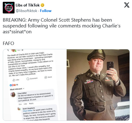 Department of War (DOW) Suspends Army Colonel Scott Stephens for Saying ...