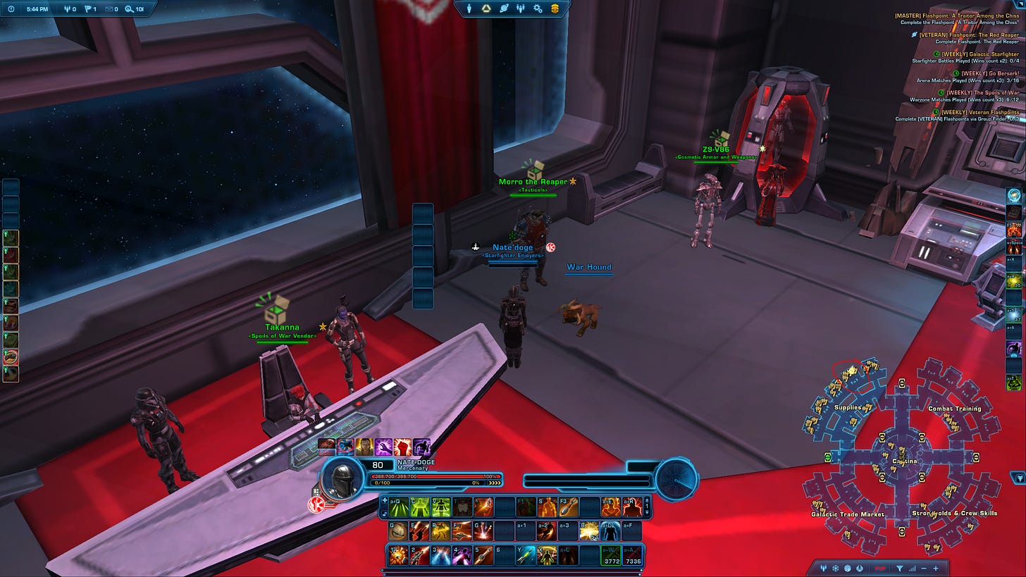 SWTOR 7.5 Gearing Guide: How to Unlock 340 Mods in 4 Hours
