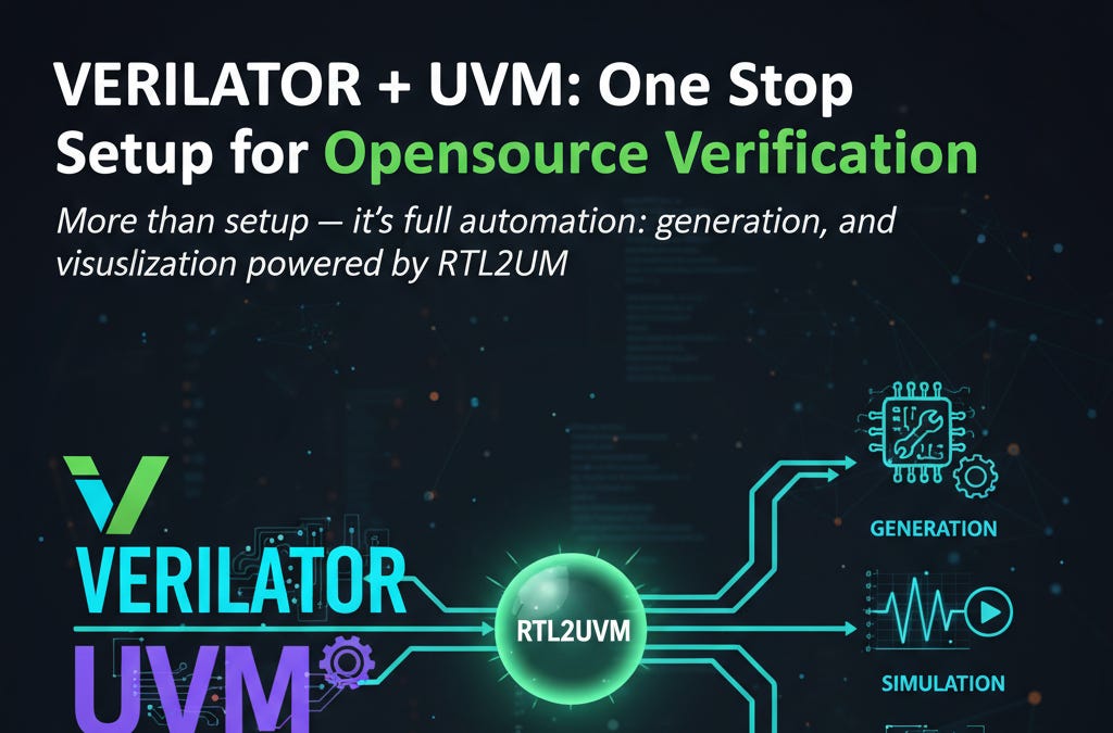 Verilator + UVM: One Stop setup for Opensource Verification