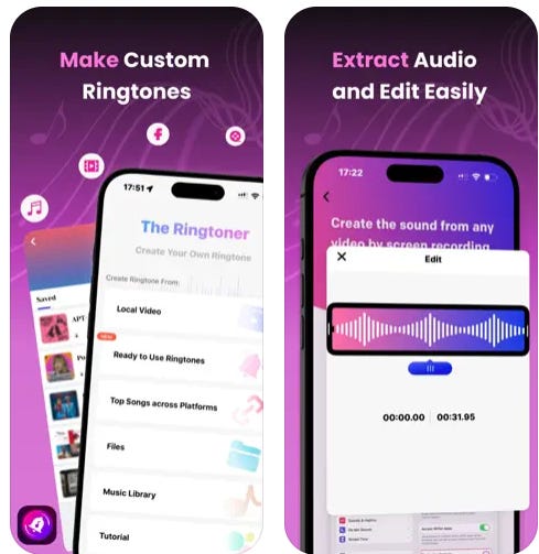 Create Custom Ringtones with *The Ringtoner* (Lifetime Edition Free)