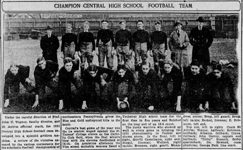 Scranton once a vital pipeline to Mercersburg Academy football dynasty