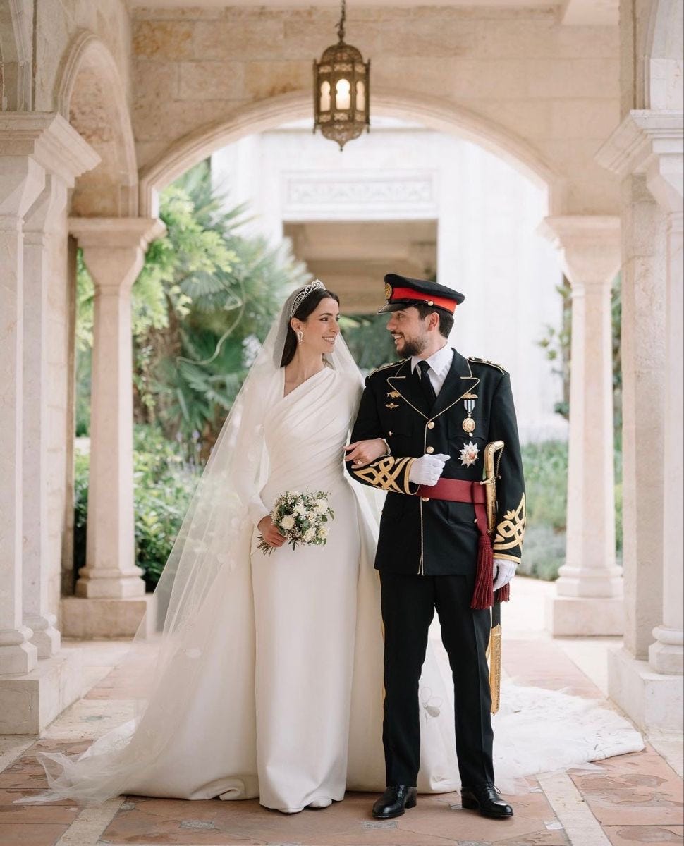 The Glam Goth Charm of Princess Rajwa of Jordan