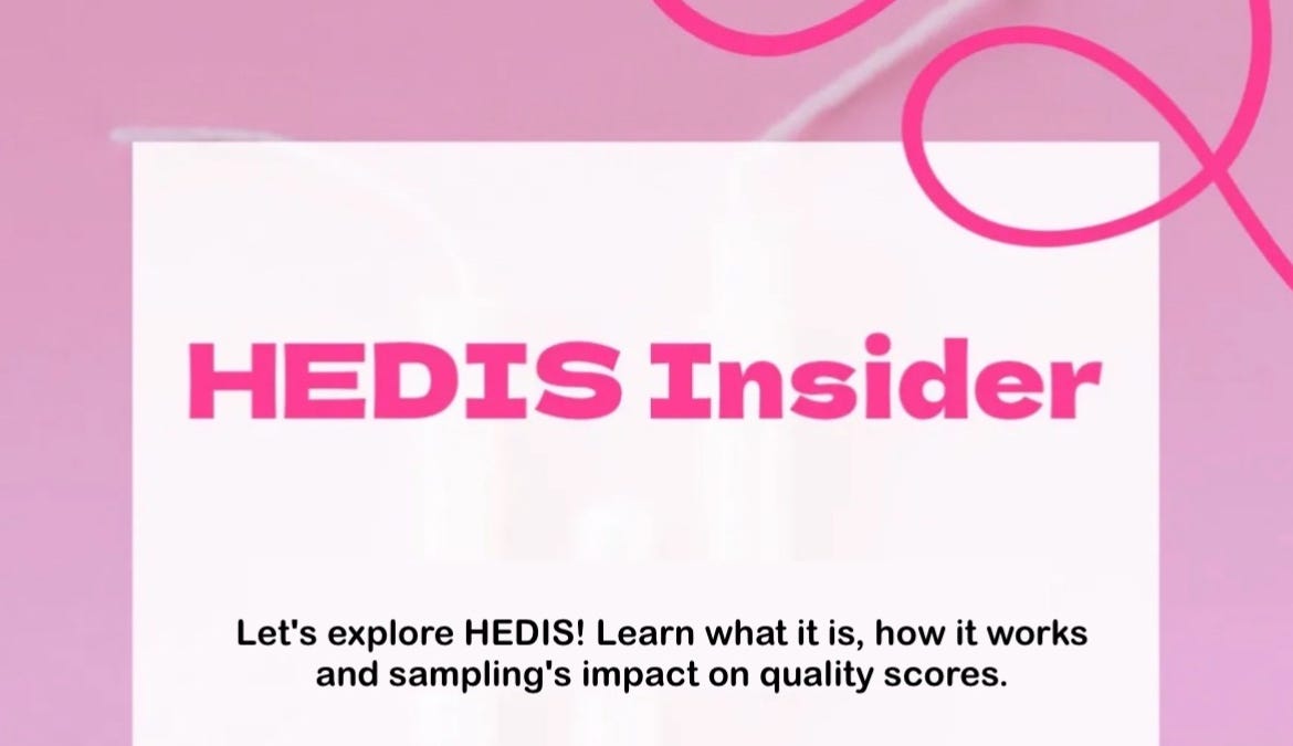 HEDIS Insider: What it is, How it works and How sampling shapes Quality ...